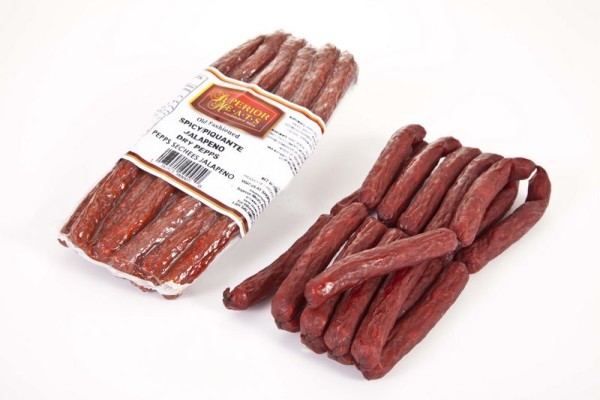 Old Fashioned Hot Mini Pepperoni 18 Pcs Per Pack - Superior Meats