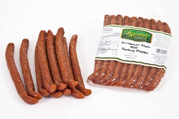 European Style Mild Turkey Mini Pepperoni 10 Pcs Per Pack - Superior Meats