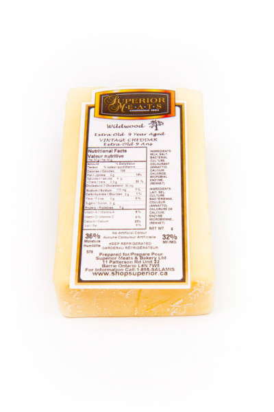 9 Years Old Canadian Cheddar Cheese - Superior Meats